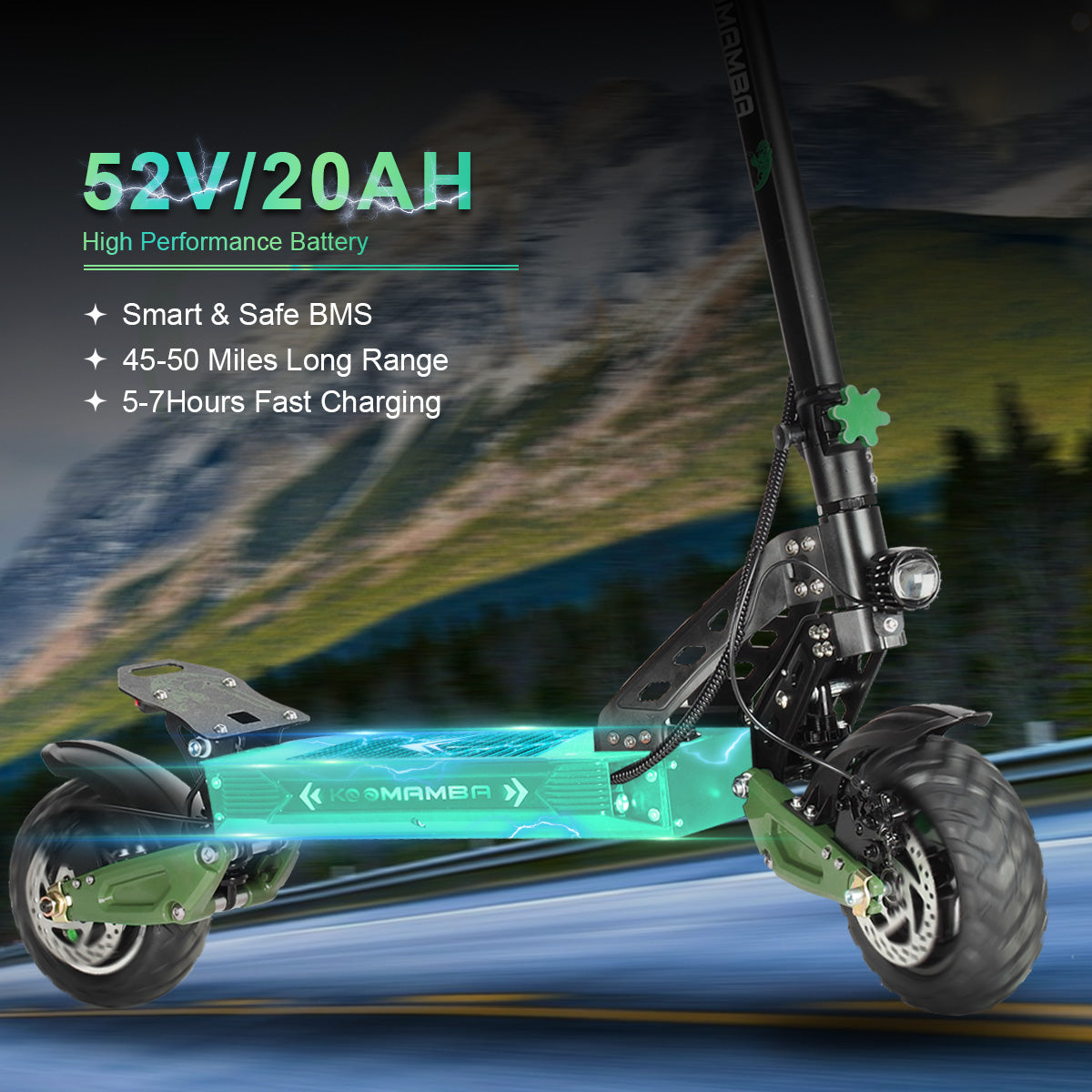 Fastest Electric Scooters Powerful Offroad Scooter | E-bike | ZonDoo ...